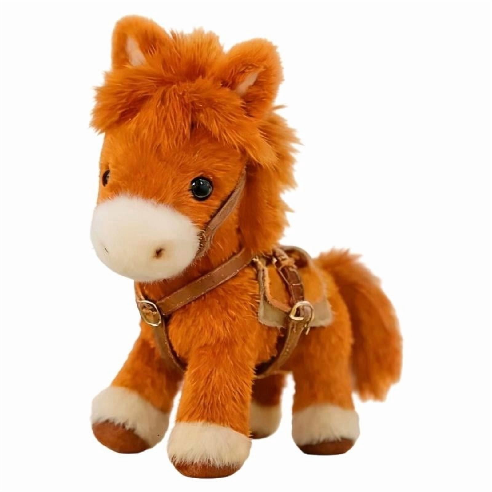 CEORPER Lovely Plush Horse Key Ring Charm Keychain Perfect For Gifts ...