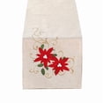 CEORPER Luxury Table Runner Embroidered Flower Polyester Table Linen ...