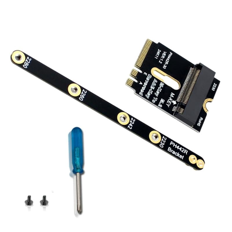 CEORPER M.2 Key A+E to NVME Adapter PCIE4.0 For 2230 2242 2260 2260 ...