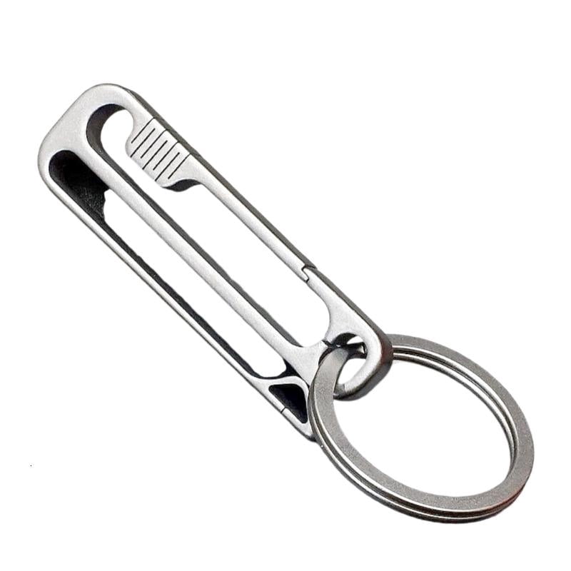 CEORPER Metal Alloy Keychains Clip Key Holder AntiLost Key Rings ...