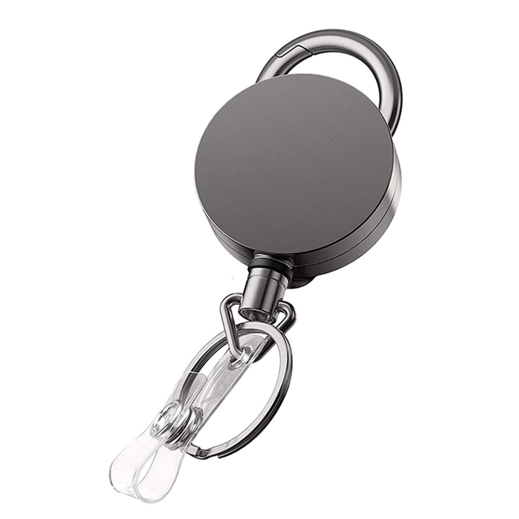 CEORPER Metal Retractable Badge Holder Reel, Heavy Duty ID Badge for ...