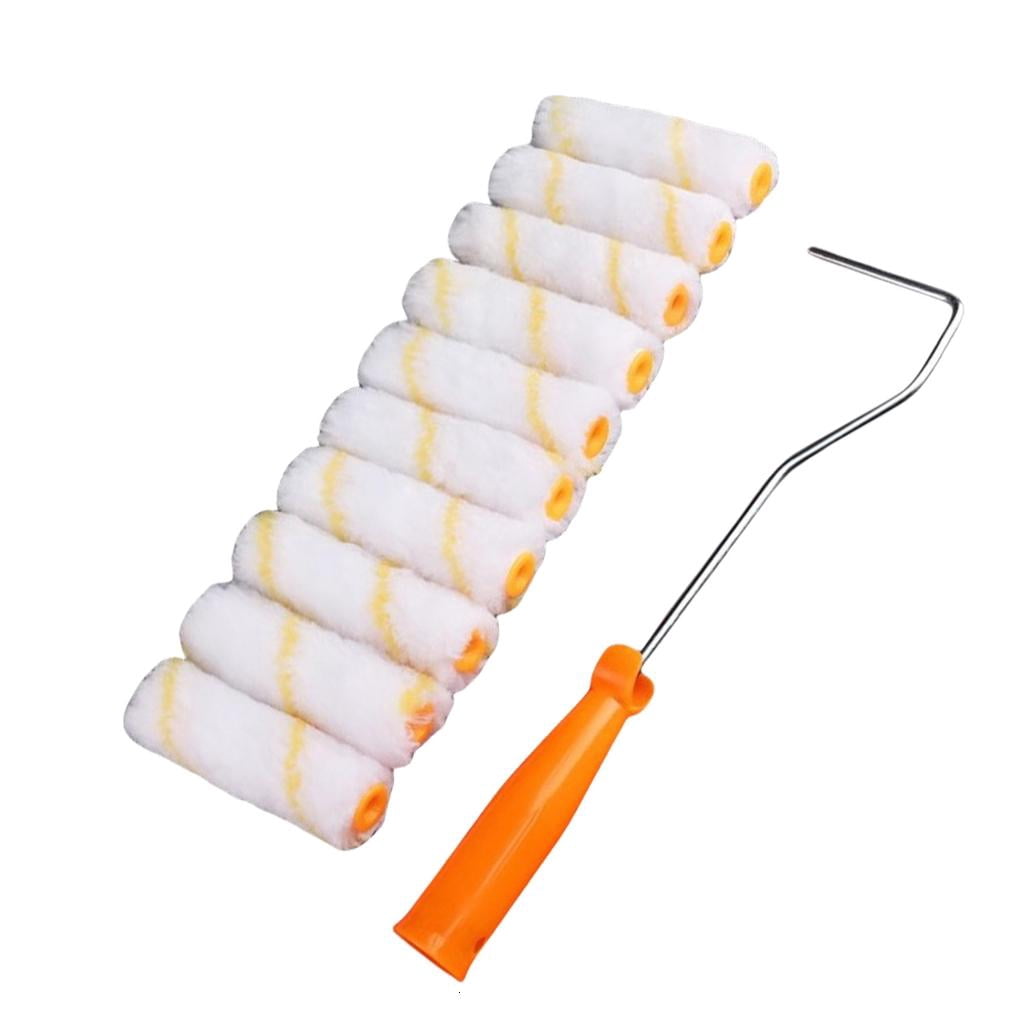 CEORPER Mini Paint Roller Kit With 10Pcs Covers Roller Frame Paint ...