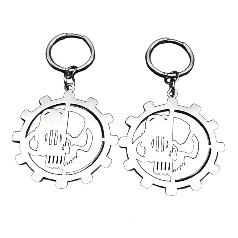 CEORPER Modern Stainless Steel Greek Wheel Charm Ear Rings for Fashion ...