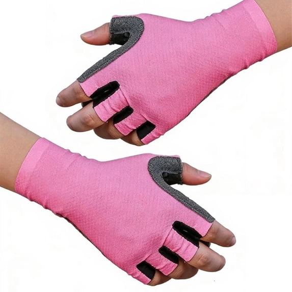 CEORPER Mountain Bike Half Finger Gloves Antislip Shock-Absorbing Pad ...