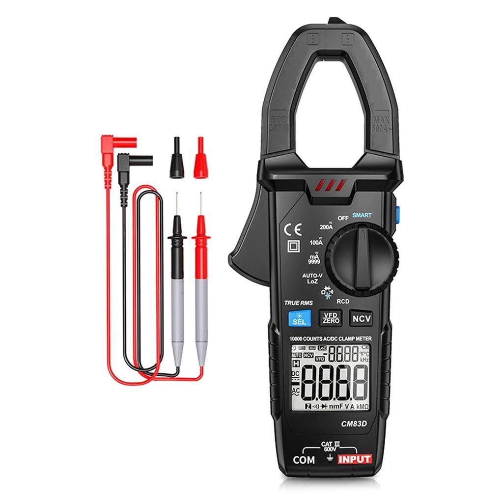 CEORPER Multifunctional Clamp Meter for w/ Backlit & Flashlight Digital ...