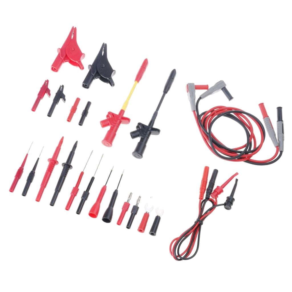 CEORPER Multimeter Test Leads with Tweezer Test Leads Set for Digital ...