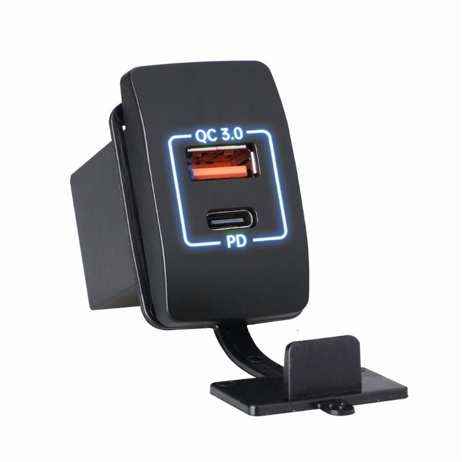CEORPER PD30W Type C And 18W USB Fast Double Port Car Charger With ...