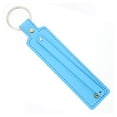 CEORPER PU Round Keychain Bright Colorful PU Keychain Waist Wallet ...