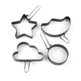 CEORPER Pancake Mold with Handle Non Stick Fried Egg Molds Stainless ...