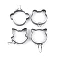 CEORPER Pancake Mold with Handle Non Stick Fried Egg Molds Stainless ...