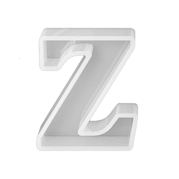 CEORPER Pendant Molds Keychain Jewelry Mould Letter Shaped Silicone ...