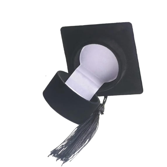 CEORPER Practical Bachelor Cap Shape Rings Storage Organizers Rings ...