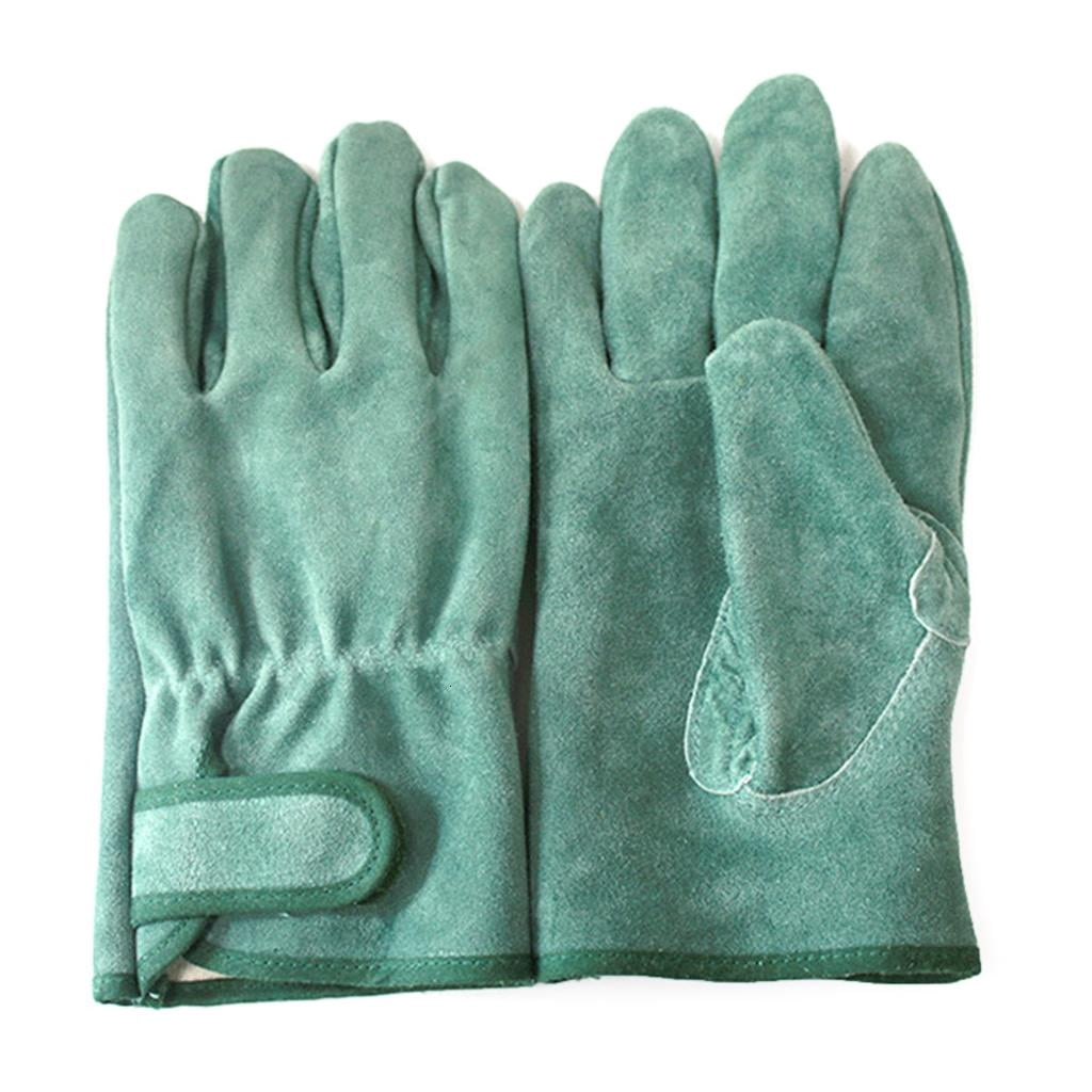 CEORPER Protective Leather Labor Gloves Welding Glove for Gardening and ...