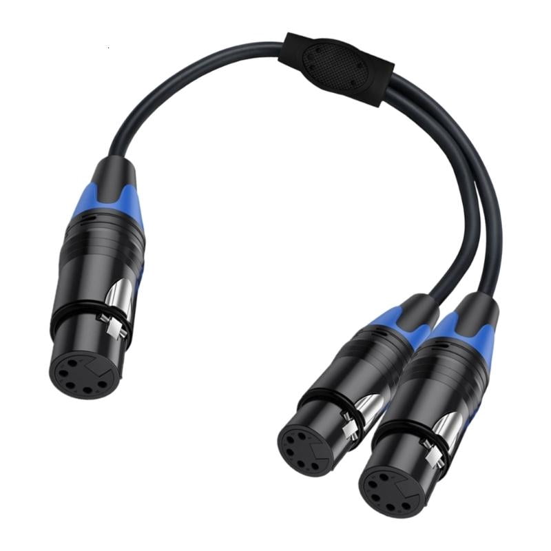 CEORPER Reliable Micrphone Cable 5Pin XLR Male to Female Splitter Cable ...