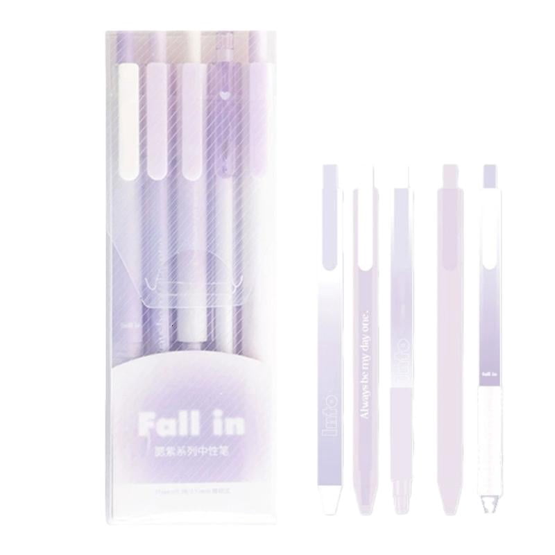CEORPER Set Of 5 Push Button Basic Markers Fine Tip For Learners ...