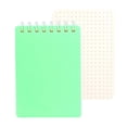 CEORPER Soft Coil Binding Notebook Pocket Writing Pad for Daily Note ...