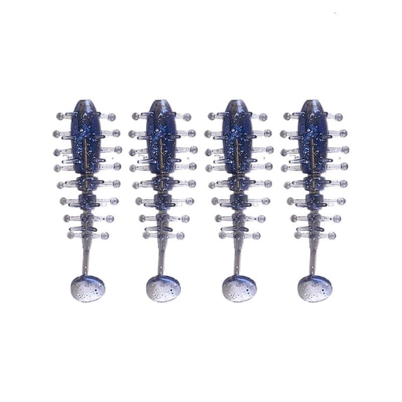 CEORPER Soft Swimming Lures Slow Sinking Lures Swimbaits Baits 60mm ...