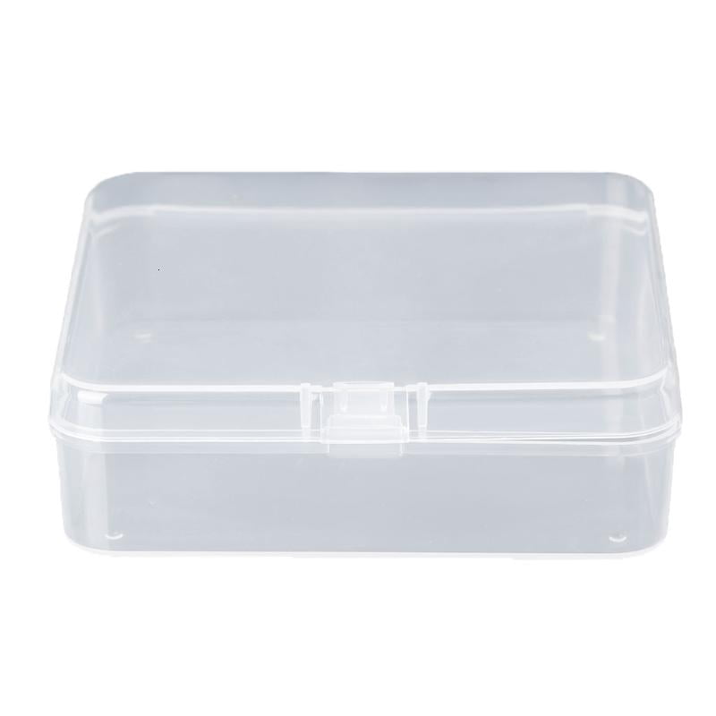 CEORPER Square Transparent Plastic Jewelry Storage Boxes Beads Crafts ...