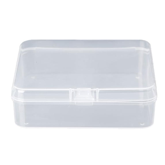 CEORPER Square Transparent Plastic Jewelry Storage Boxes Beads Crafts ...