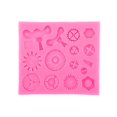 CEORPER Steampunk Clocks Gear Sugar Chocolate Fondant Mold Diy Baking ...