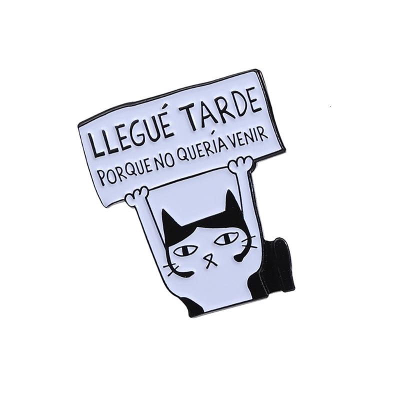 CEORPER Stylish Sophisticated Cats Themed Brooch Pin Sturdy Alloy ...