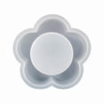 CEORPER Tealight Candle Holder Mold Jewelry Storage Box Molds Flower ...