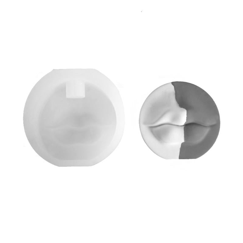 CEORPER Women Body Art Silicone Candlestick Molds Lip Cement Candle ...