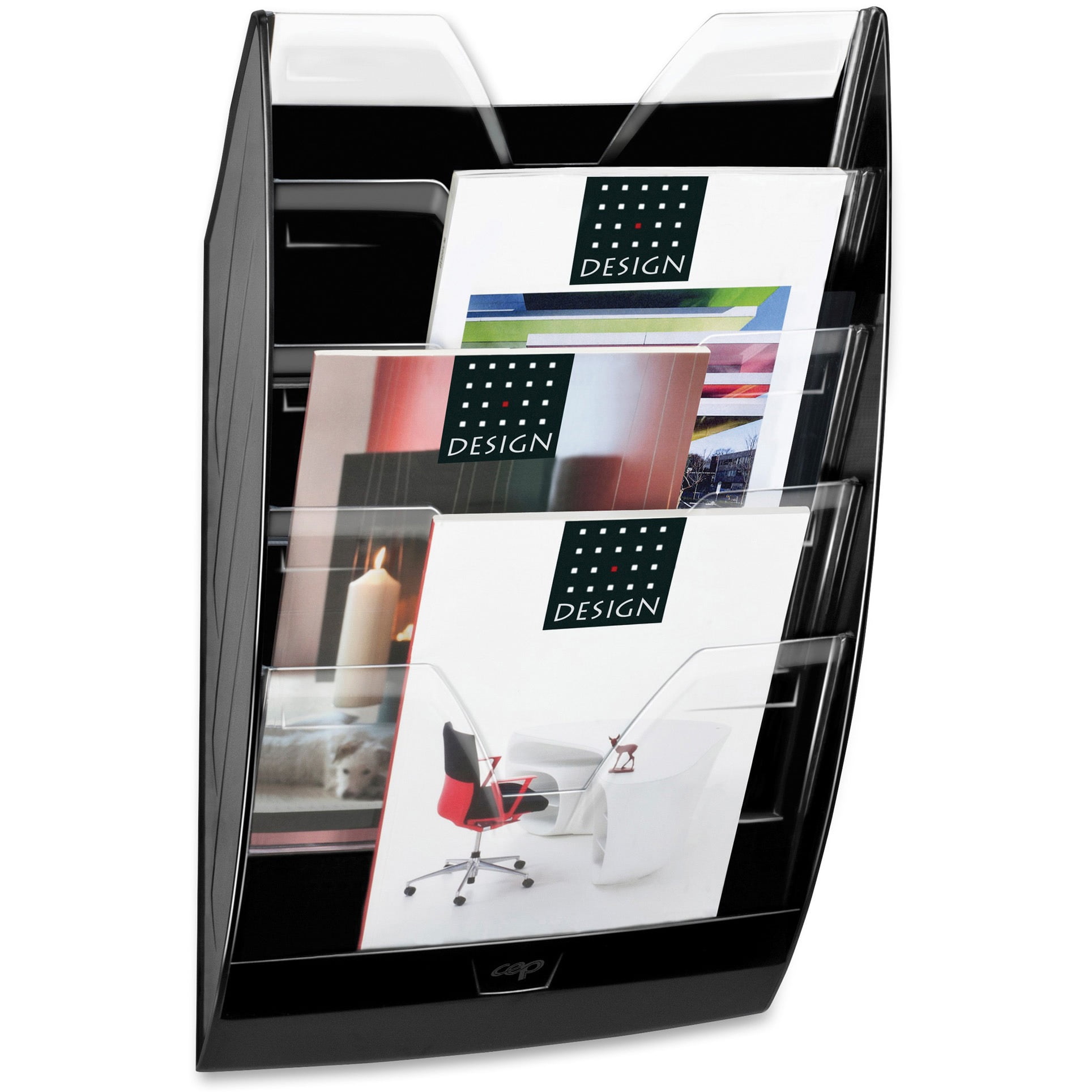 CEP 5-Compartment Crystal Dividers Wall Rack - Walmart.com