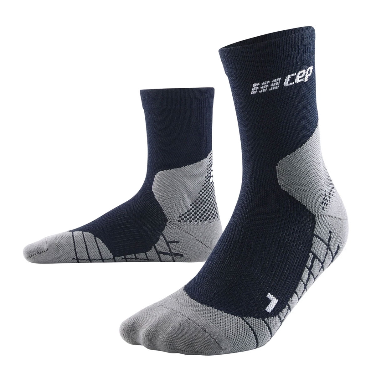 CEP Adult Female Hiking Light Merino Mid Cut Compression Socks, Color ...