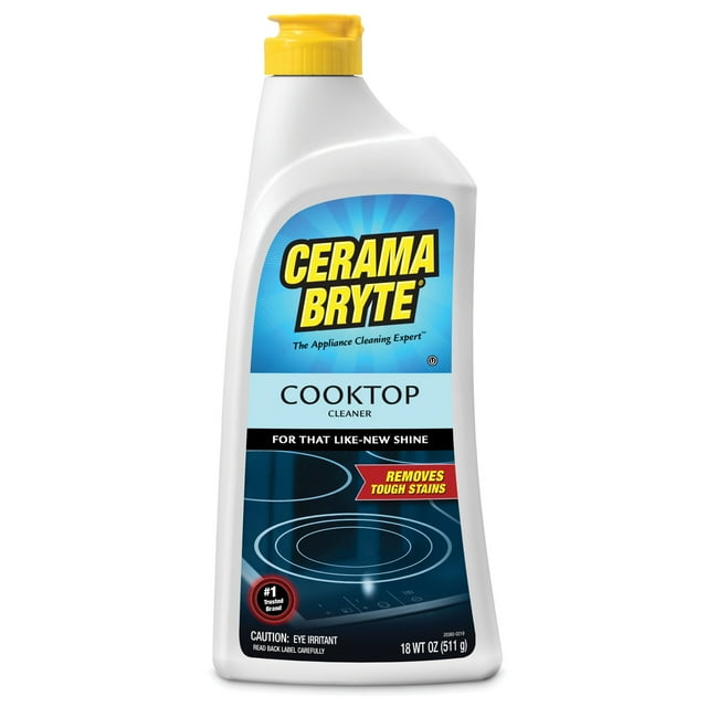 Cerama Bryte 18 Oz. Ceramic Cooktop Cleaner for Glass, Stainless Steel ...