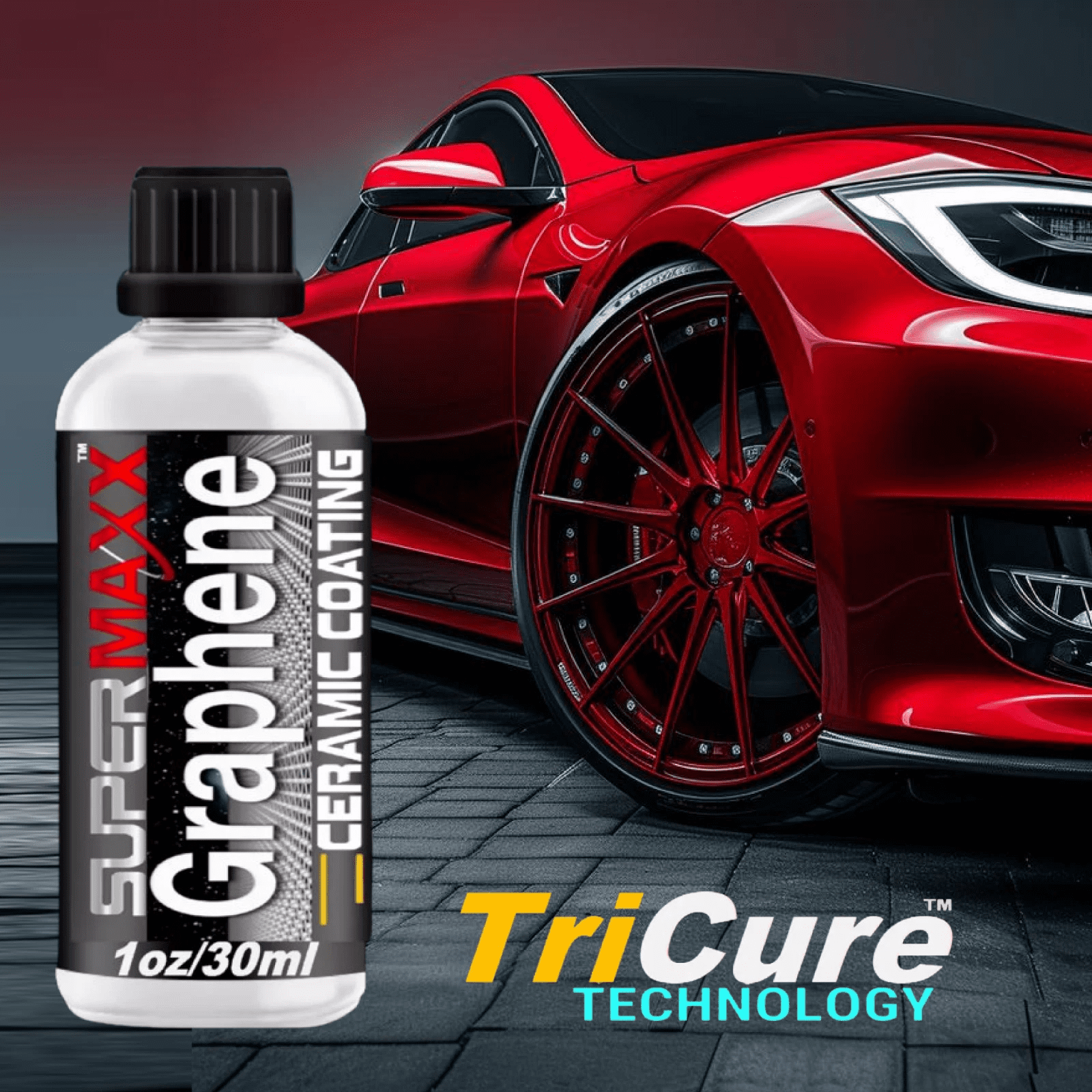 CERAMIC CAR COATING "10 YEAR TRICURE PROTECTION" POLYSILAZANE GRAPHENE ...