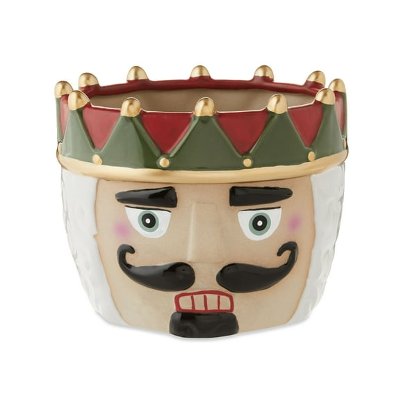 Ceramic Nutcracker Decorative Pot Christmas Decoration, Multicolor, 3. ...