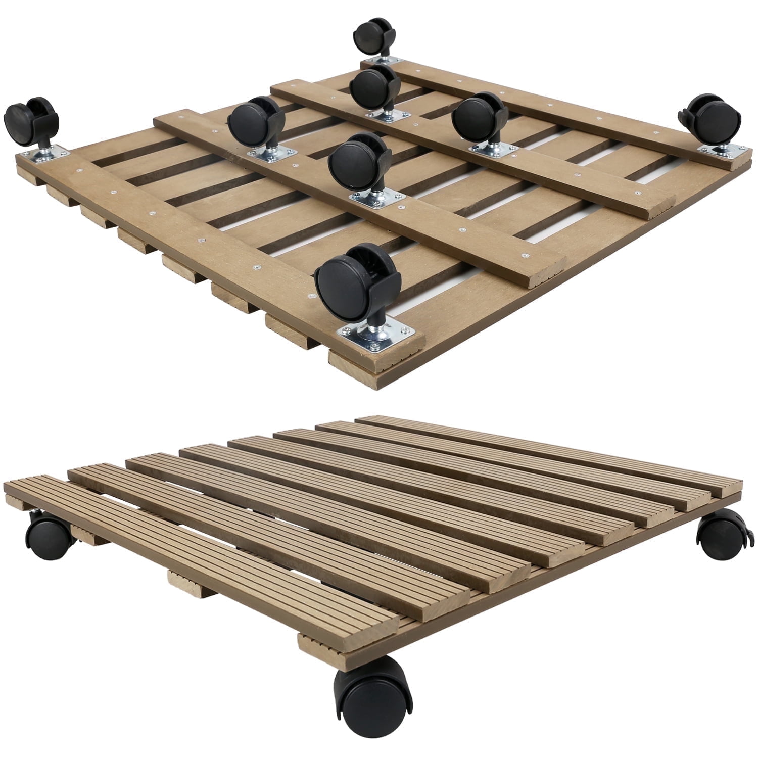 CERBIOR 20Inches Heavy Duty Plant Caddy with 360° Lockable Wheels for ...