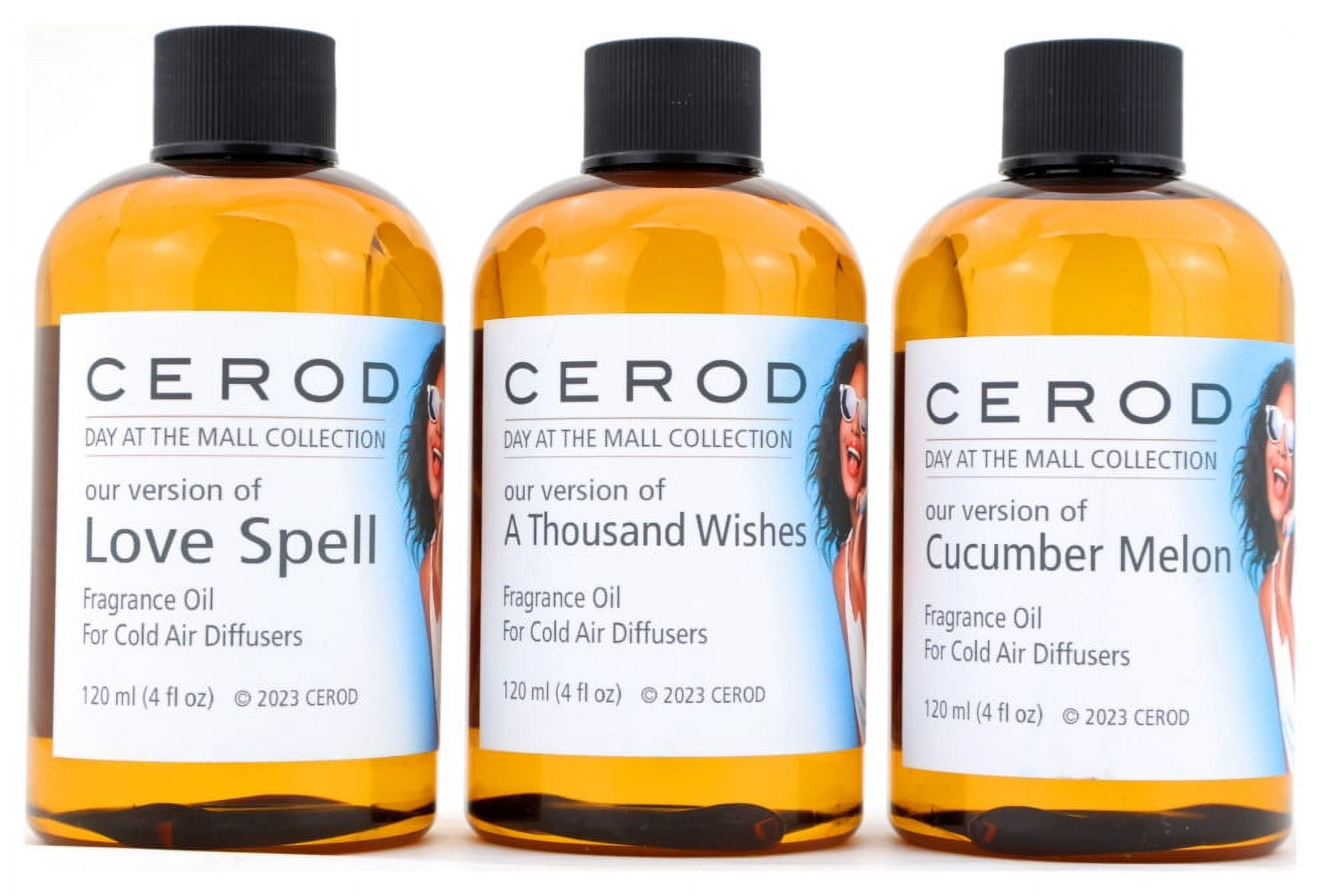CEROD – Day At Mall Collection Scents Set (3) - Diffuser Oil for Cold ...