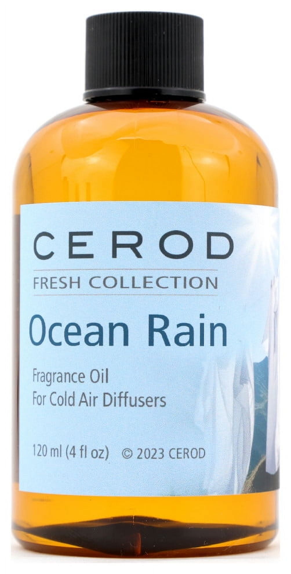 CEROD Ocean Rain Fragrance Oil, Sea Salt, Orange, Rose, Aromatherapy Diffuser Oil, 4 oz ...