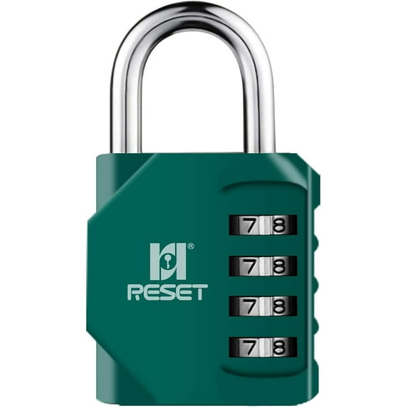 CERPXFF--060 4 Digit Combination Lock Outdoor Padlock for School Gym ...