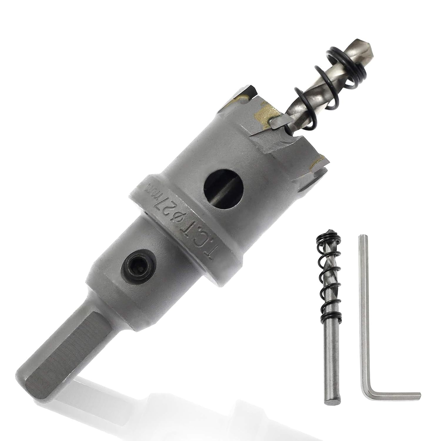 CERPXFF-1 1/16inch/27mm Carbide Hole Saw Cutter Drill Bit Tooth Tipped ...