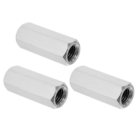 CERPXFF-1/2"-13 UNC 304 Stainless Steel Hex Coupling Nuts, 3Pcs 1.57 ...