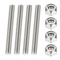 CERPXFF-1/2"-13 UNC Fully Threaded Rod, 3.94" Length 304 Stainless ...