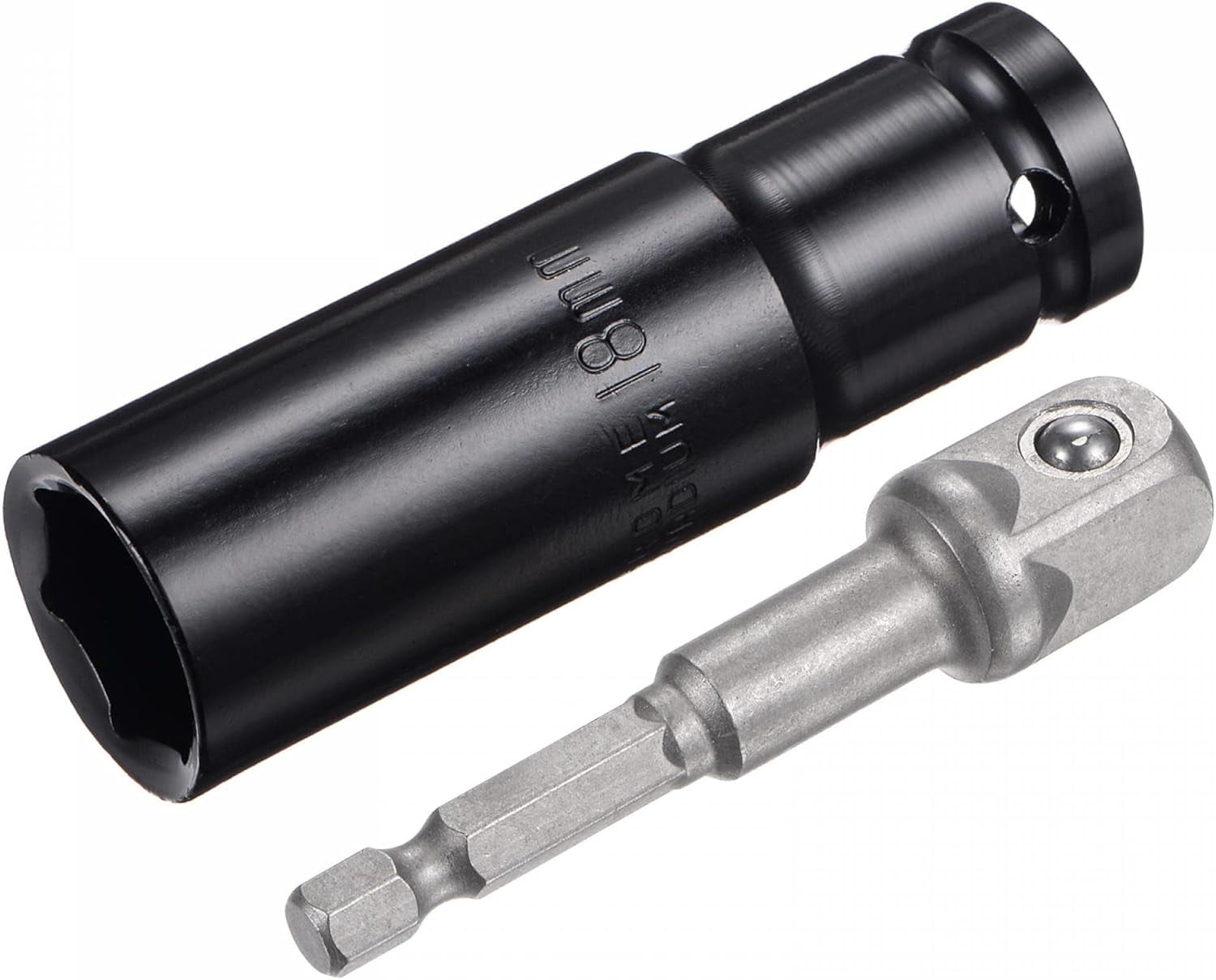 CERPXFF-1/2" Drive Socket Accessory Set, 18mm Deep 6-Point Impact ...