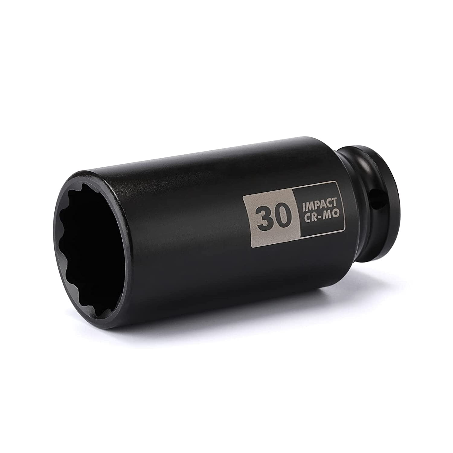 CERPXFF-1/2 Inch Drive Deep Spindle Axle Nut Impact Socket, CR-MO, 12 ...