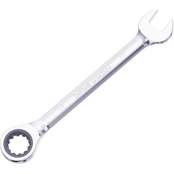 CERPXFF-1/2 Inch Ratcheting Combination Wrench SAE 72 Teeth 12 Point ...