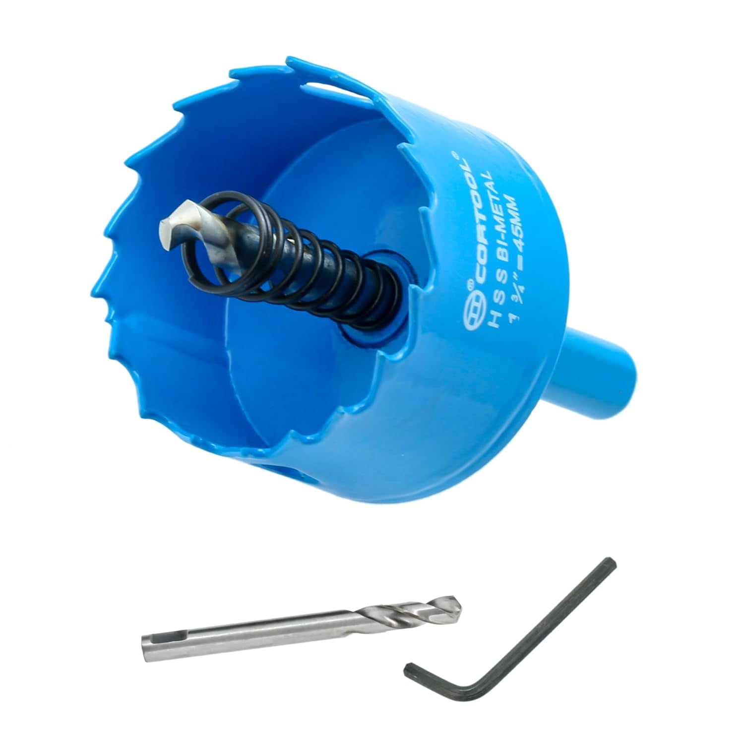CERPXFF-1-3/4 Inch Bi-Metal Hole Saw With Arbor for Metal and Wood ...