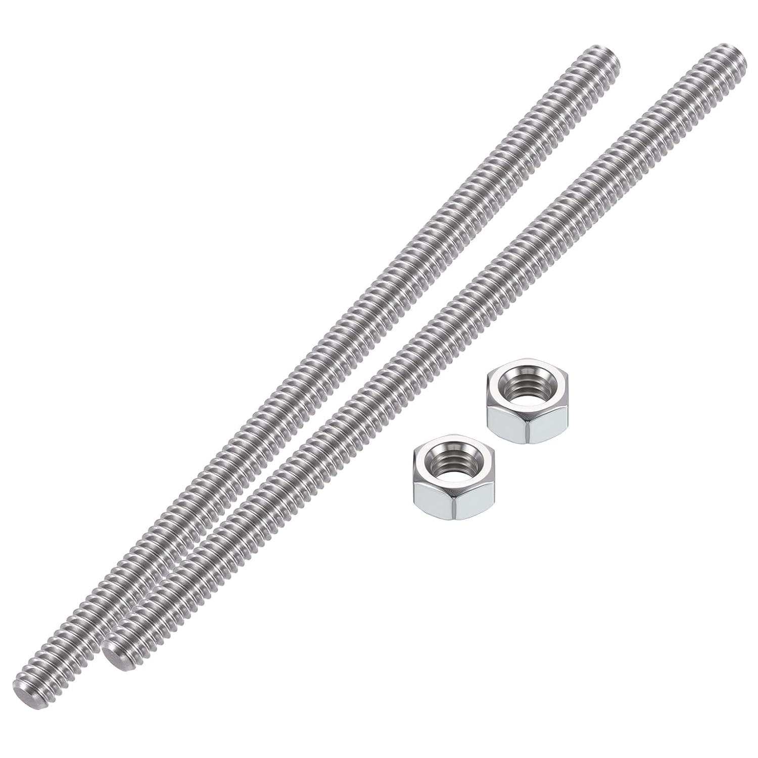 CERPXFF-1/4"-20 Fully All Threaded Rod & Studs, 120mm/5 Length, 304 ...