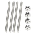 CERPXFF-1/4"-20 UNC Fully Threaded Rod, 3.54" Length 304 Stainless ...