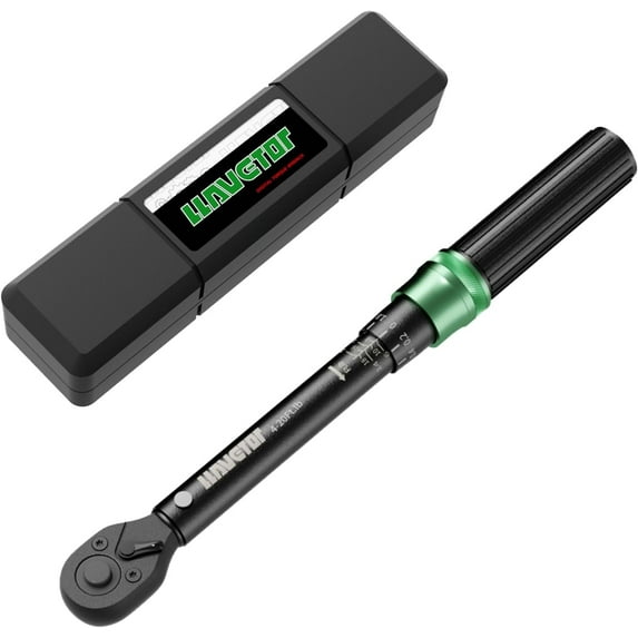CERPXFF-1/4-Inch Drive Click Torque Wrench 4-20Ft.lb/5.4-27.2N.m, ±3% ...