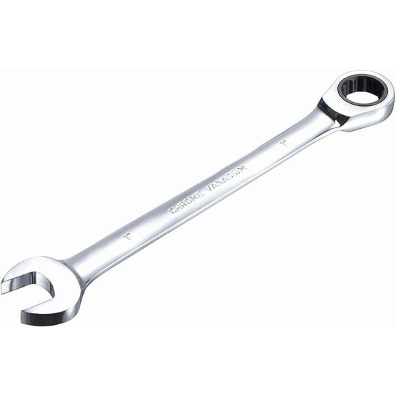 CERPXFF-1 Inch Ratcheting Combination Wrench SAE 72 Teeth 12 Point ...