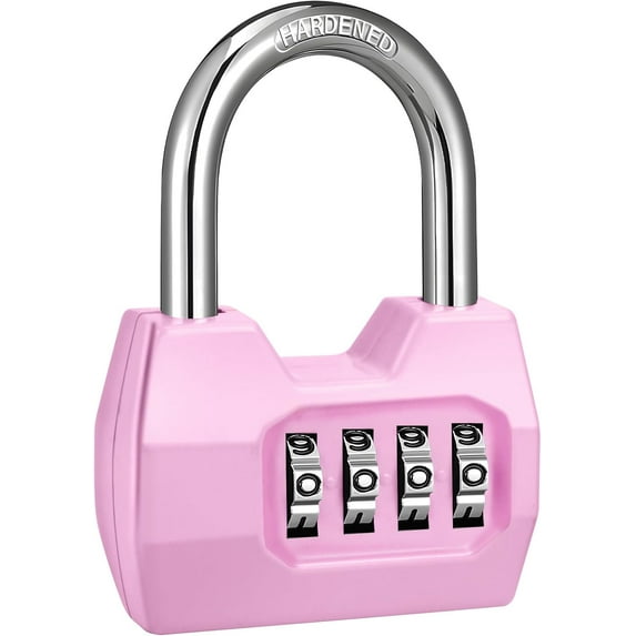 CERPXFF-1 Pack 4-Digit Combination Lock, Waterproof Outdoor Padlock for ...
