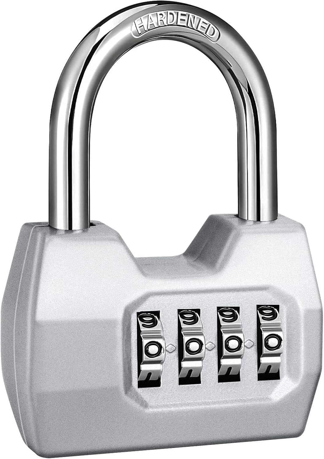CERPXFF-1 Pack 4-Digit Combination Lock, Waterproof Outdoor Padlock for ...