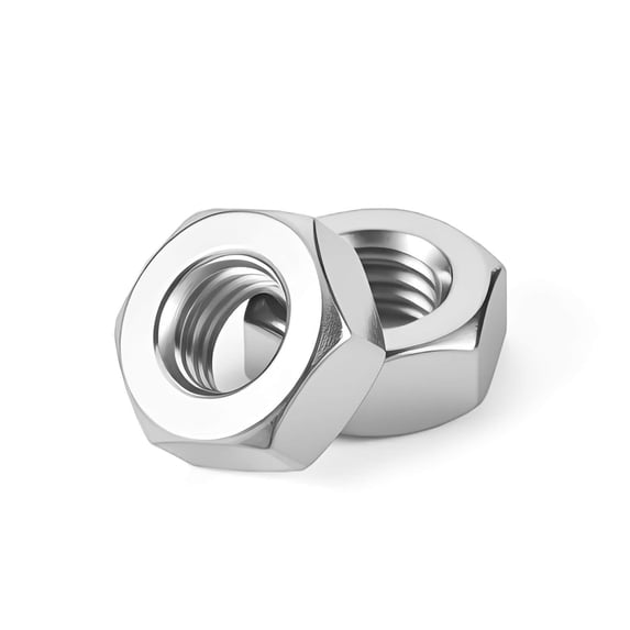 CERPXFF-#10-24 (80 Pack) Stainless Hex Nuts, 304 Stainless Steel(18-8 ...